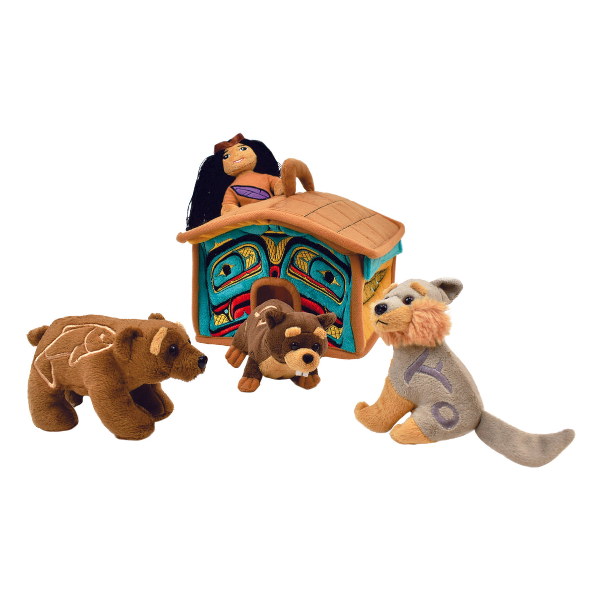 Long House Play Set 10" — Soft Stuff Creations